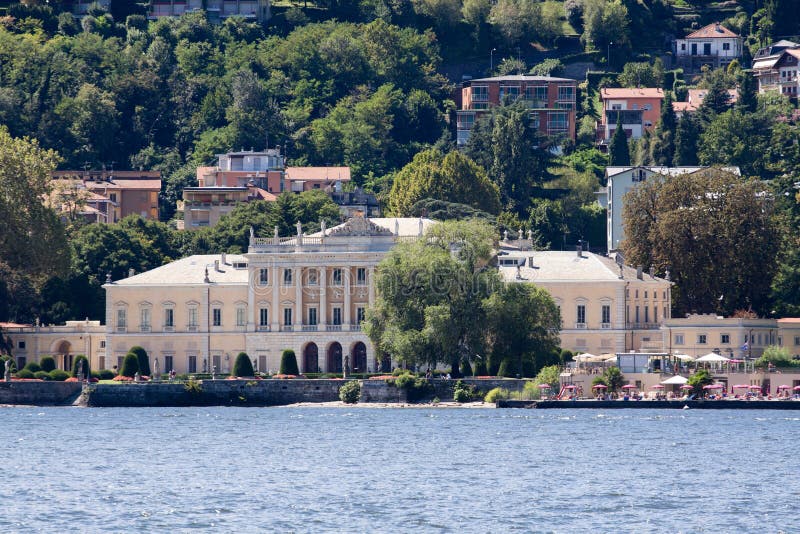 Villa Olmo (Como Lake) stock photo. Image of water, landscape - 19900512