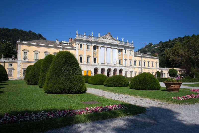 Villa Olmo, Lake Como, Italy Stock Photo - Image of lake, como: 53427114