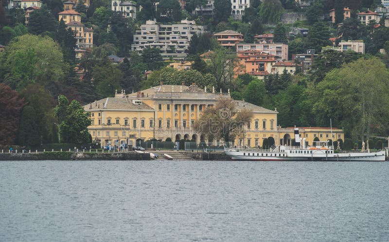 Villa Olmo stock photo. Image of lake, europe, house - 149521608