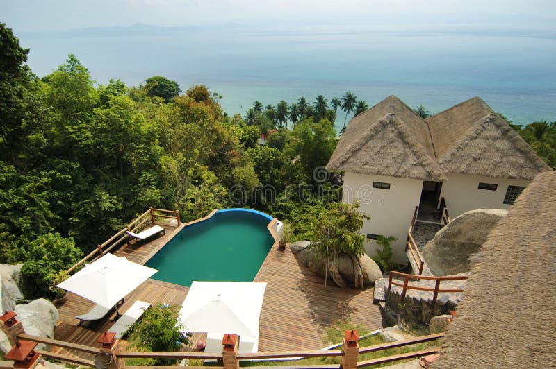 Villa Resort stock image. Image of outdoors, high, beach - 12927287