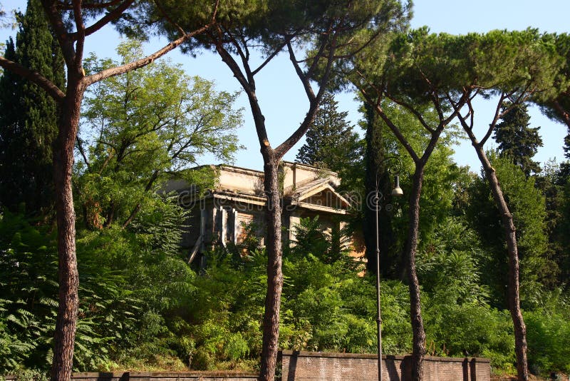 Villa in Rome stock photo. Image of vacation, mountain - 21704722