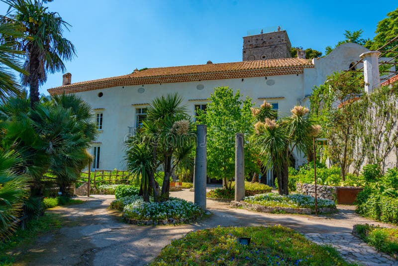 Villa Rufolo in the Italian Town Ravello Stock Photo - Image of luxury ...