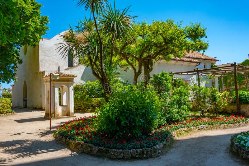 Villa Rufolo in the Italian Town Ravello Stock Image - Image of travel ...