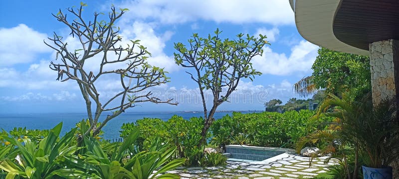 Villa am Strand stockfoto. Bild von meer, landhaus, bali - 270066432