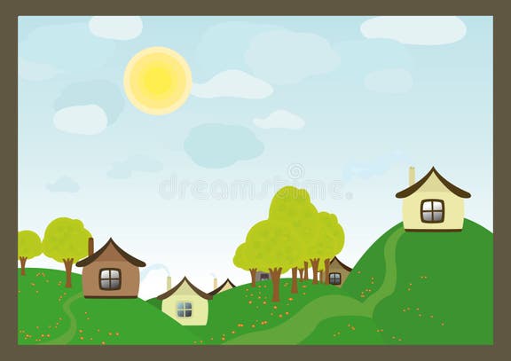 Village Path Stock Illustrations – 25,021 Village Path Stock ...