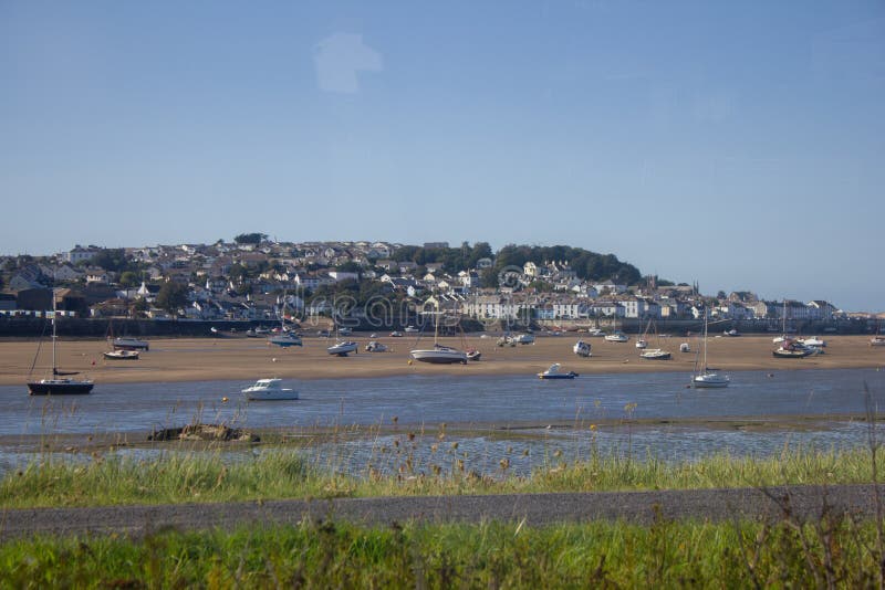 The Village of Appledore in Devon Stock Photo - Image of ocean, mudflat ...