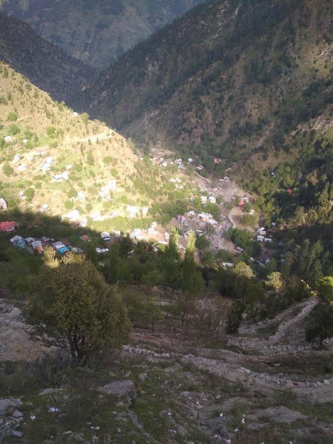 Village of Azad Jammu and Kashmir Stock Image - Image of kashmir, sethi ...