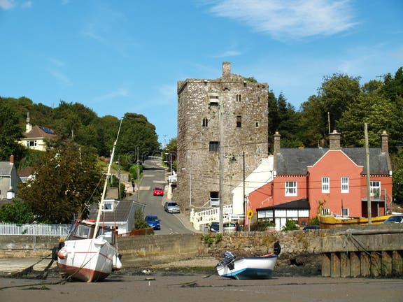 Village of Ballyhack stock photo. Image of port, castle - 20804898