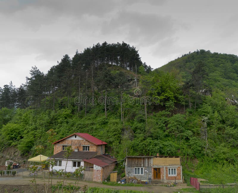 Village of Capalna Romania stock image. Image of transalpin - 72671505