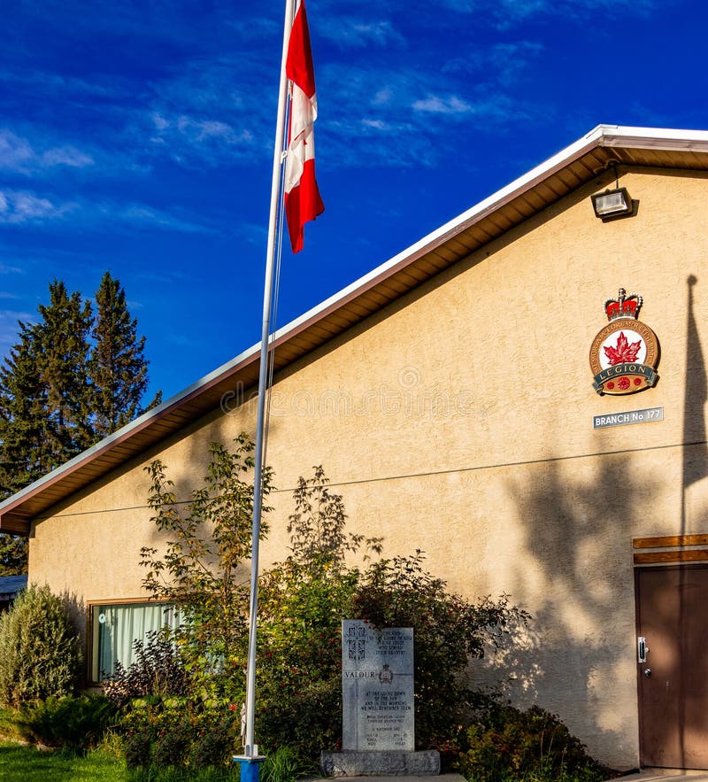 The Village of Caroline Clearwater County Alberta Canada Editorial ...