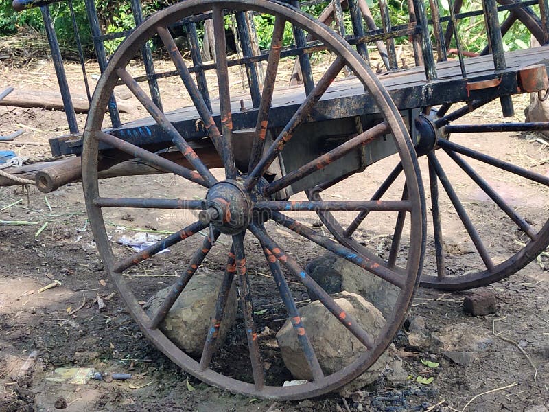 Village cart stock image. Image of land, village, indian - 164048269