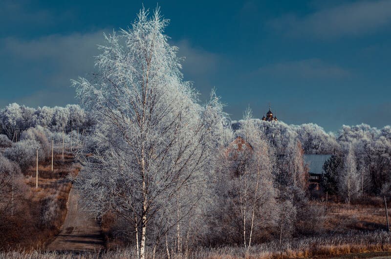 Village stock image. Image of trees, russia, pier, countryside - 62051745