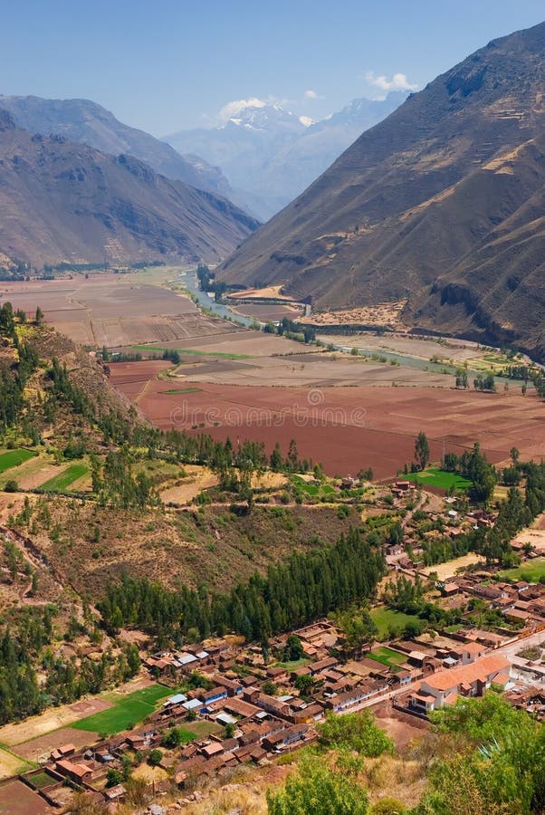 Village of Coya, Sacred Valley, Cusco, Peru Stock Image - Image of ...