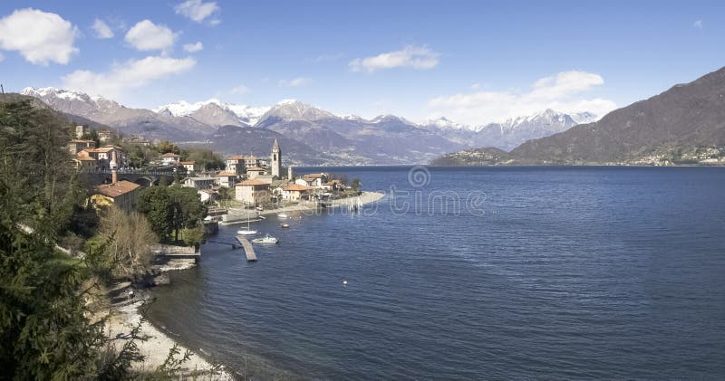 Village of Cremia stock photo. Image of church, idyllic - 63399954