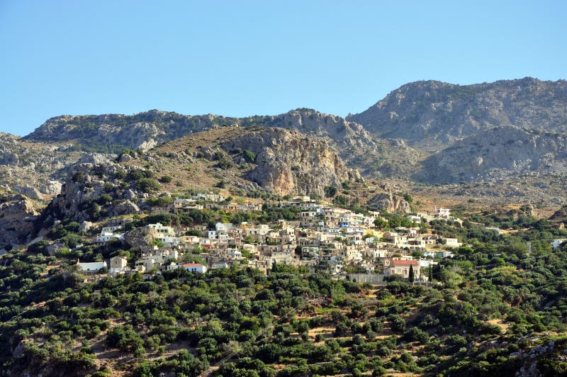 Village of Crete stock photo. Image of landscape, season - 31078364
