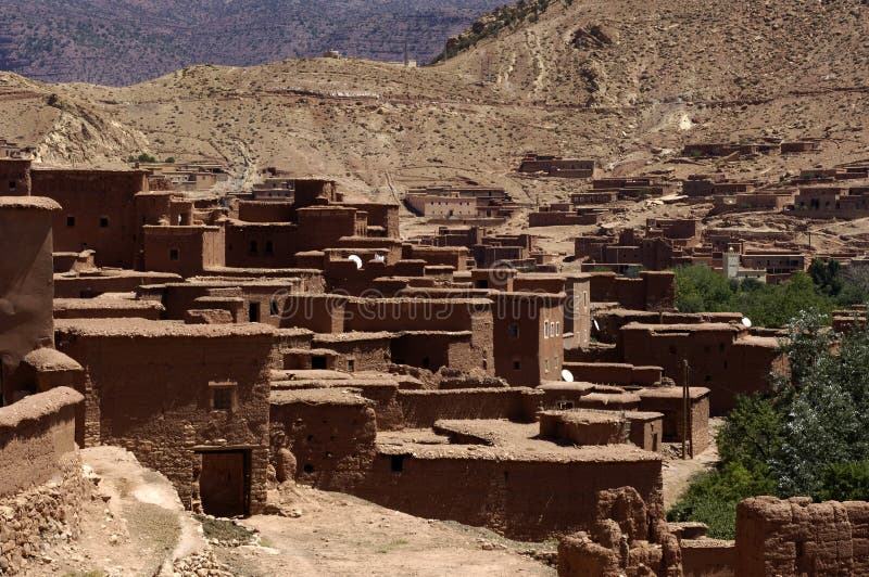 Village in the desert stock image. Image of rocks, islam - 10683419