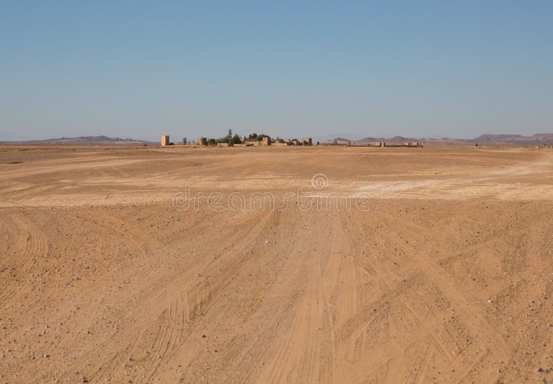 Village in the desert stock image. Image of heat, african - 29386331