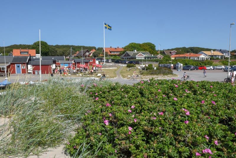 The Village of Domsten on the Coast of Sweden Editorial Photography ...