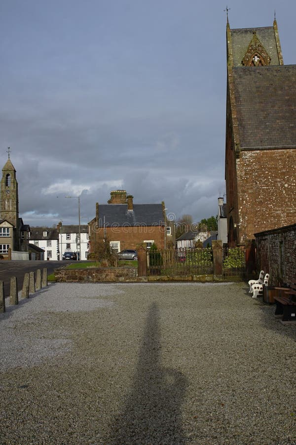 The Village of Ecclefechan in Dumfries and Galloway, Scotland. Stock ...