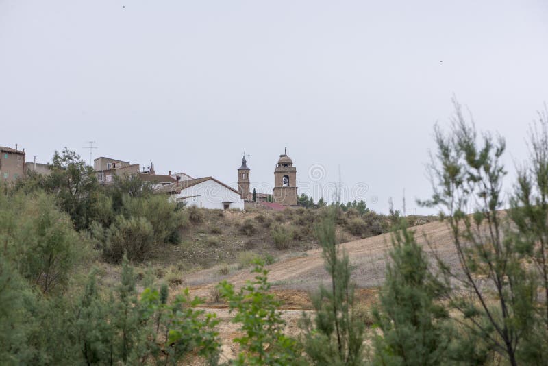 Escatron stock photo. Image of rural, pretty, urban - 100655772