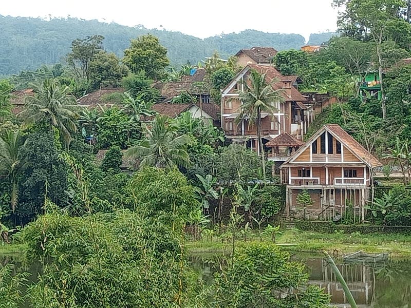 Village Estate House Yard Forest Stock Image - Image of estate, yard ...