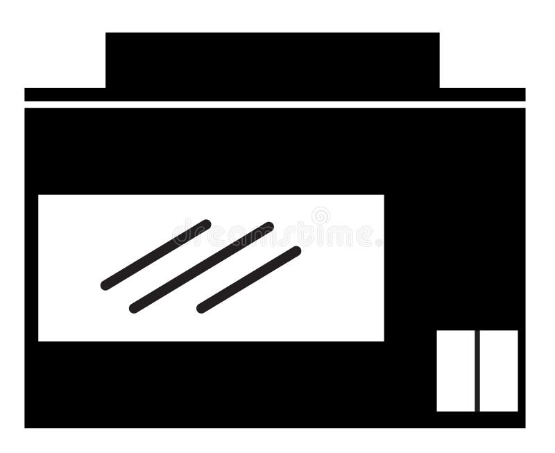 Village Exhibition Center Icon. Exhibition Center Sign. Flat Style ...