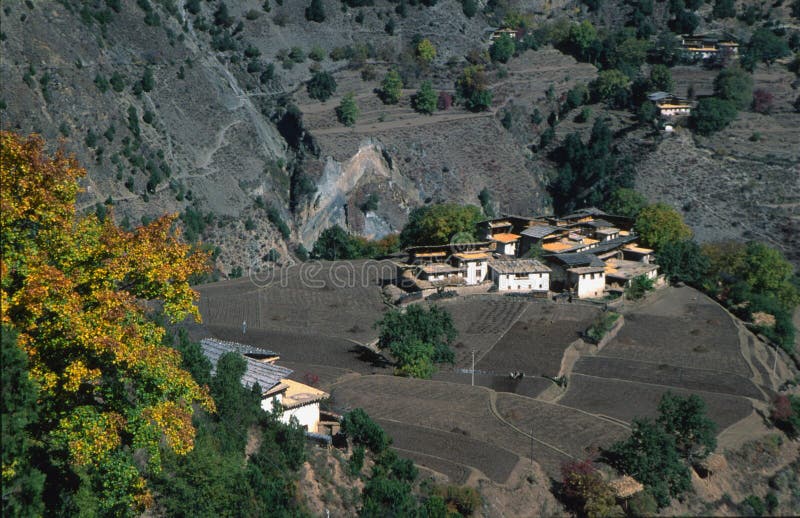 Village And Field Picture. Image: 5008708