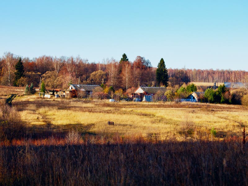 Village in forest stock image. Image of journey, country - 22369981