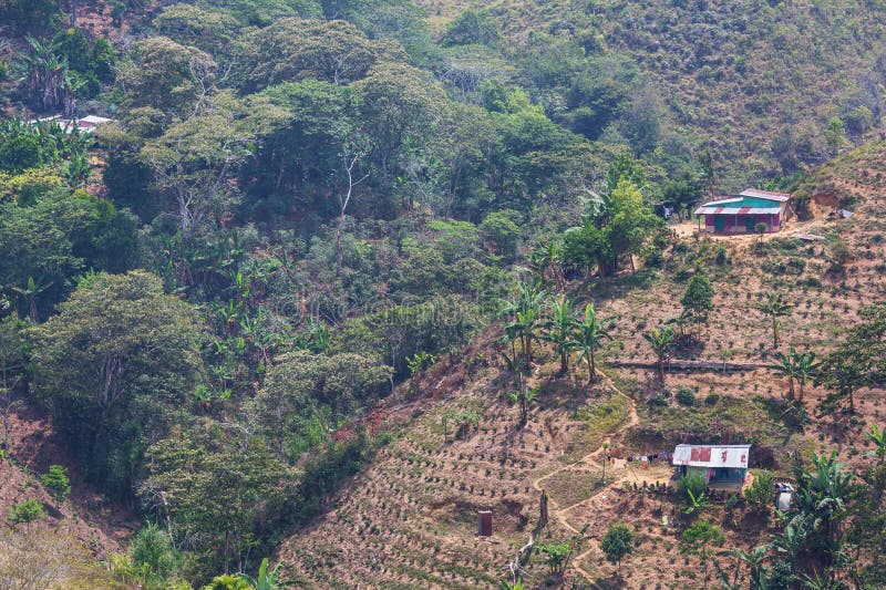Village in Honduras stock image. Image of vista, peaks - 280250747
