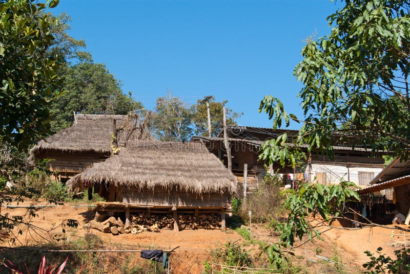 Indian Village Scene stock image. Image of india, cluster - 48036017