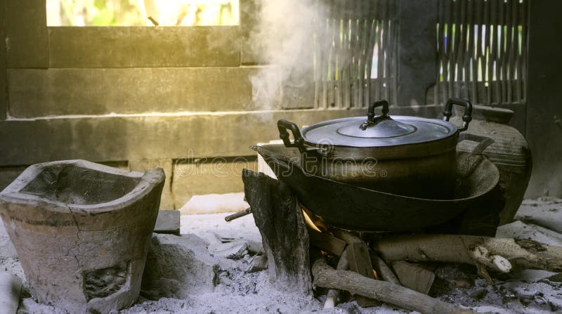 Old Village`s Kitchen stock image. Image of family, villages - 111274471