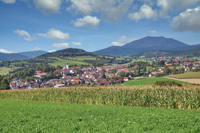 Village of Lam,bavarian Forest,Germany Stock Photo - Image of people ...