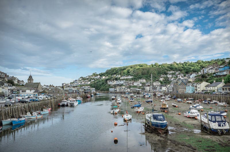 Village of Looe on the South Coast of Cornwall Editorial Photo - Image ...