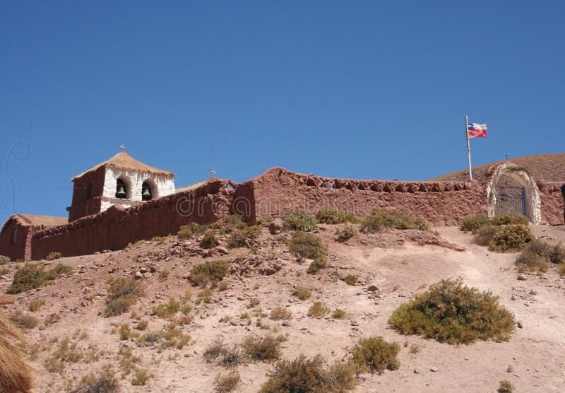 Village of Machuca in the Atacama Desert. Stock Image - Image of chile ...
