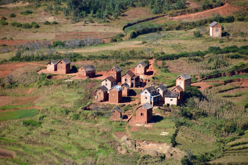Village, Madagascar stock photo. Image of madagascar - 56429046