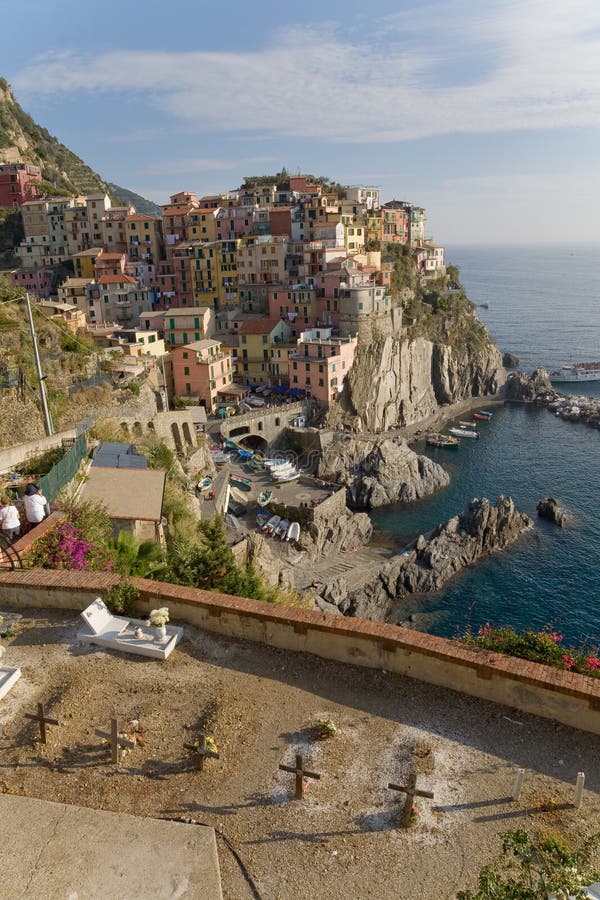 Manarola, Italy stock photo. Image of cinque, italian - 15800642