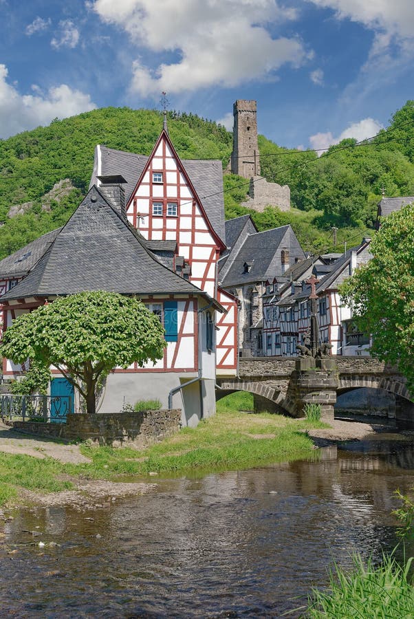Village of Monreal,the Eifel,Germany Stock Image - Image of eifel ...