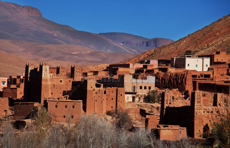 Village in Morocco stock photo. Image of ruin, aitbenhaddou - 54192952