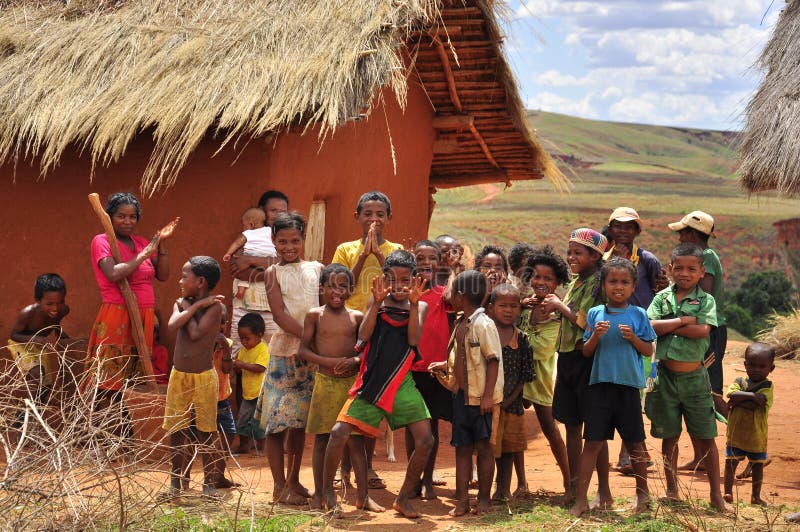Village People in Madagascar Editorial Image - Image of color, colors ...