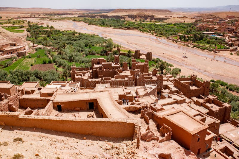 Village with River in Marrakech, Morocco Stock Photo - Image of river ...