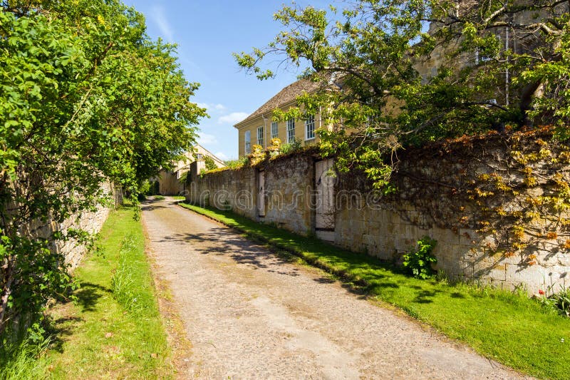 Village road stock image. Image of architecture, branch - 33739941