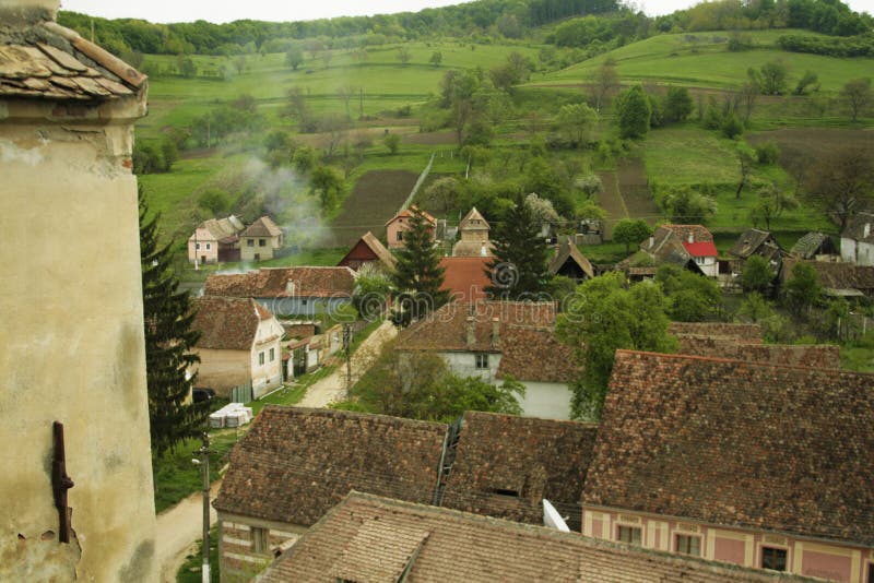 Village roumain image stock. Image du extérieur, aventure - 61021085