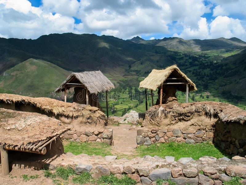 Peruvian mountain village stock image. Image of nature - 28611717