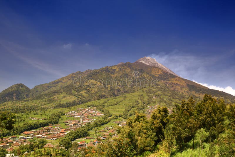 Village of Selo the Starting Point for Climbing Mt Merapi Stock Photo ...