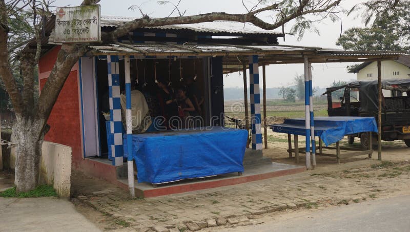 A Village Shop of a Indian Village Editorial Image - Image of assam ...
