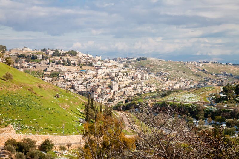 Palestine in winter stock photo. Image of panorama, biblical - 33423478