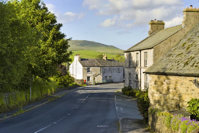 Village Street stock photo. Image of countryside, grayrigg - 19728844