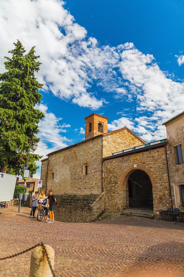 Village Street of the Alps Italy Editorial Photography - Image of ...