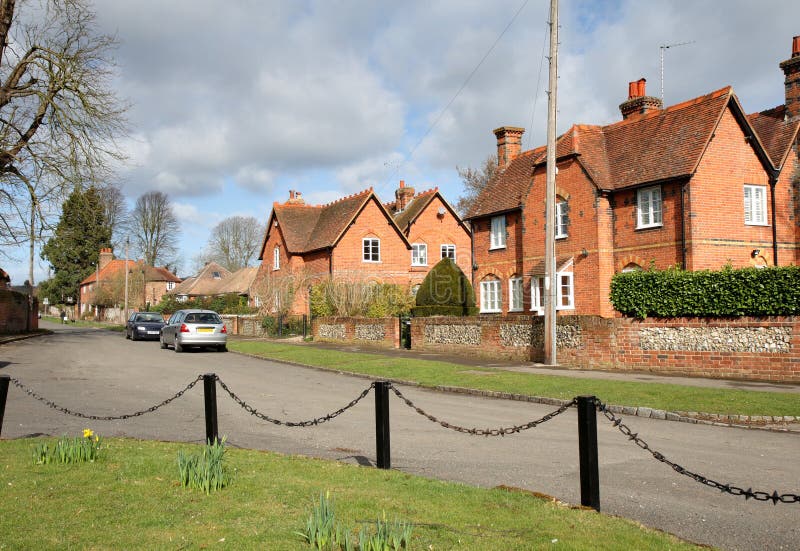 A Village Street in Rural England Stock Image - Image of rustic, travel ...