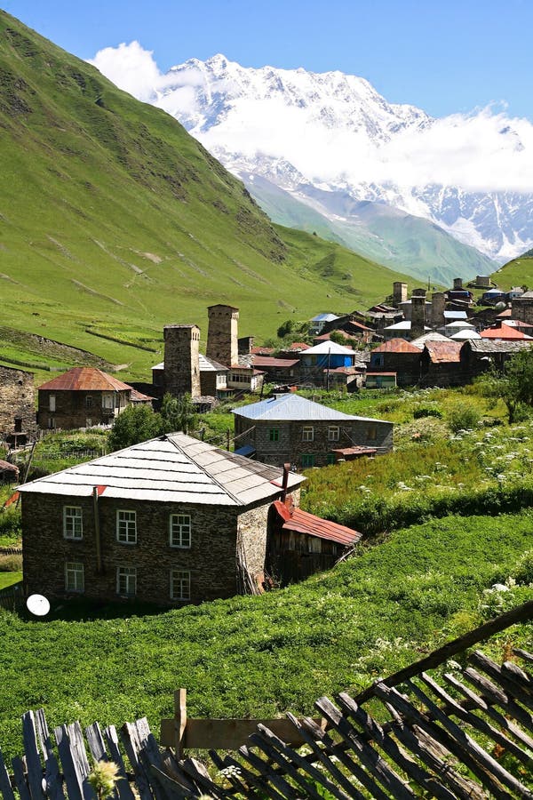 Village in mountains stock image. Image of landscape - 29778093